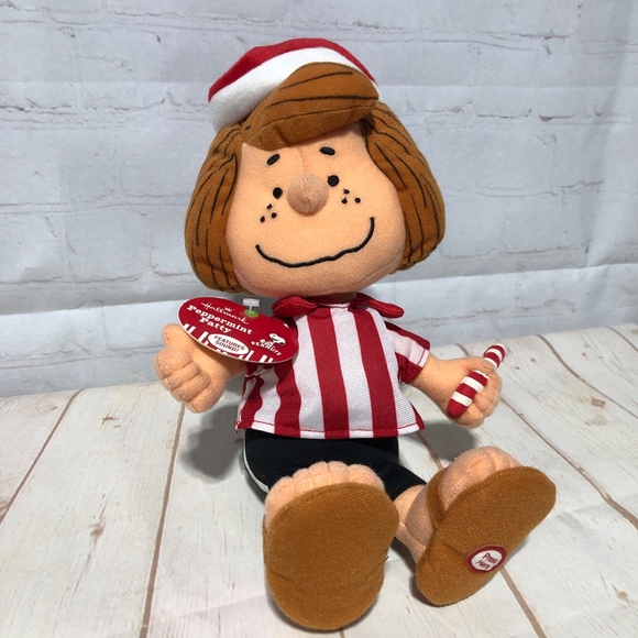 Hallmark | Toys | Rare Hallmark Peppermint Patty Christmas Plush ...